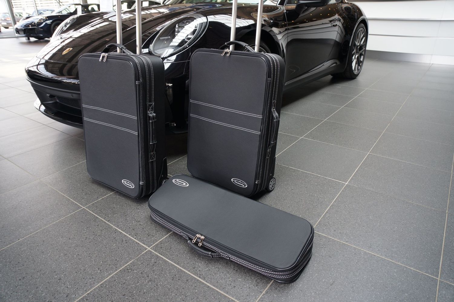 Roadsterbag suitcase set Porsche 992 4S & Turbo (full leather)