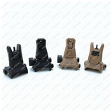 ARMS Full Metal Folding Sight Set Black & Tan