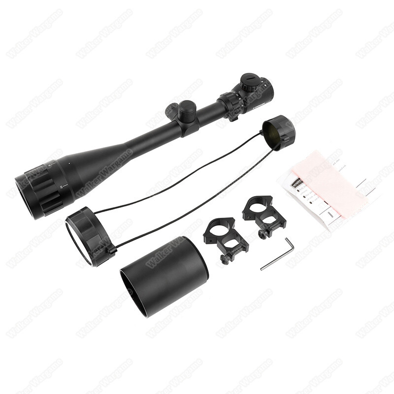 Marcool 4-16x50 Red/Green Illuminated Rangefinder Rifle Scope With Mount