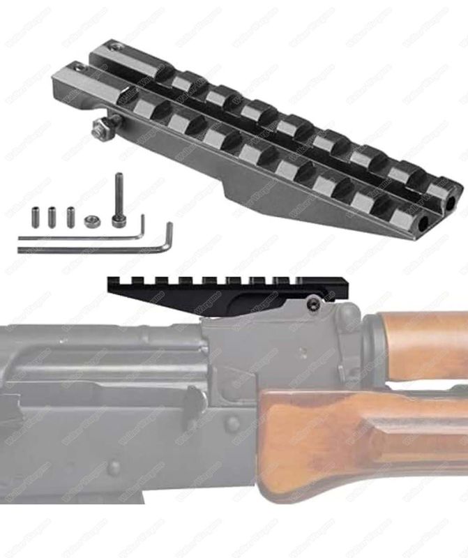 AK Rifle Front Sight Rail For Low Profile 20mm Weaver Base