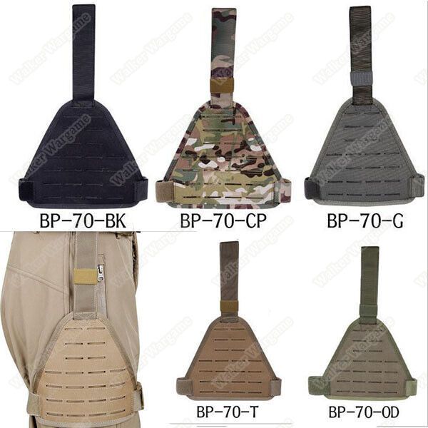 WST Laser Cut Molle Drop Leg Panel Tactical Light Weight