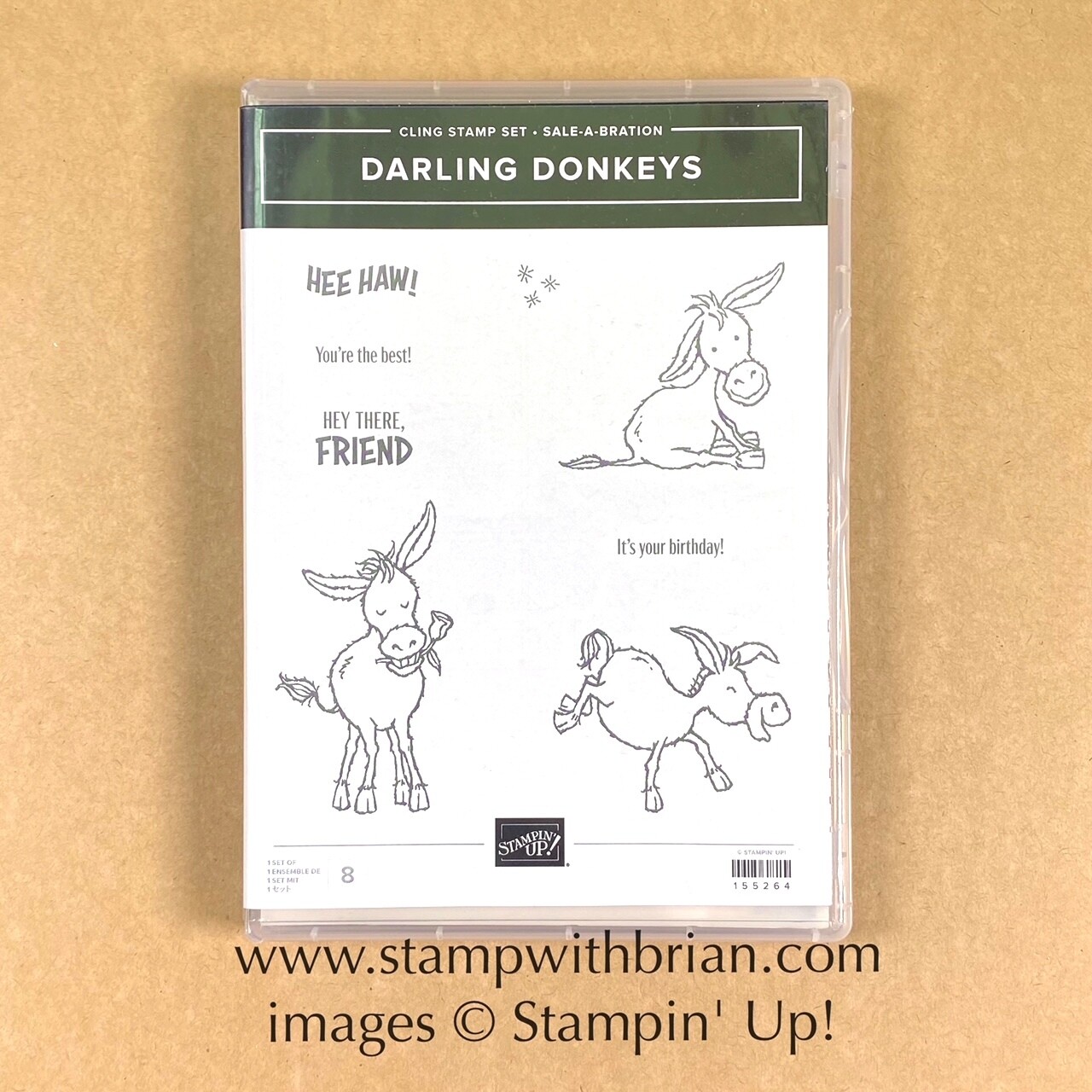 Darling Donkeys – NEW – Brian’s Retired Products Shop – STAMP WITH BRIAN