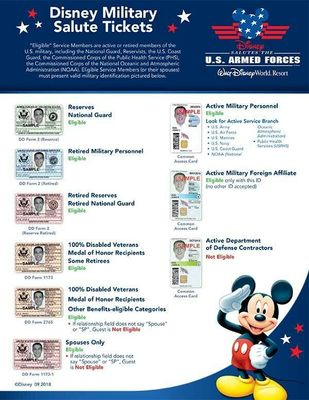 2025 WALT DISNEY WORLD MILITARY SALUTE - MILITARY PROMO TICKETS
