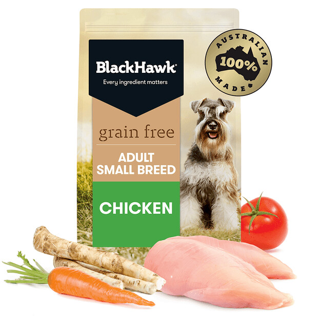 Black Hawk Kibble Chicken Grain Free (Small Breed) 2.5kg