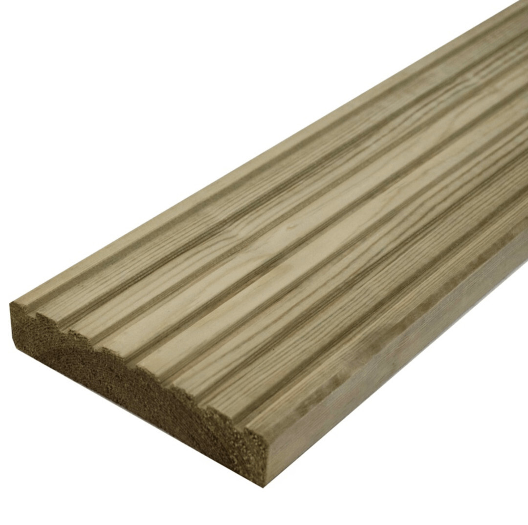 Decking Premium Profiled Ex 150 x 38 (Finish Size 145mm X 28mm) 5.4 Metres