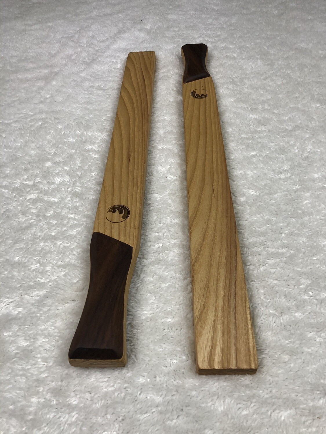 Tai Chi Sticks - 1.5 lbs Ash with Walnut Handles