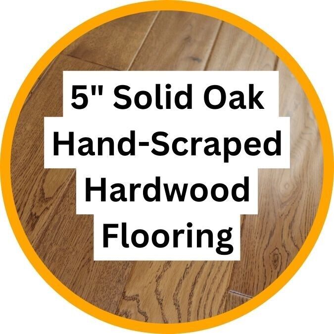 5" Solid Oak Hand-Scraped Flooring