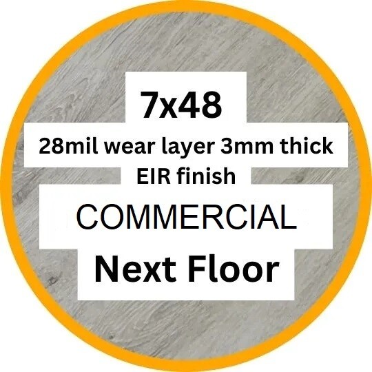 7x48 | 28mil wear layer | 3mm thick | Next Floor