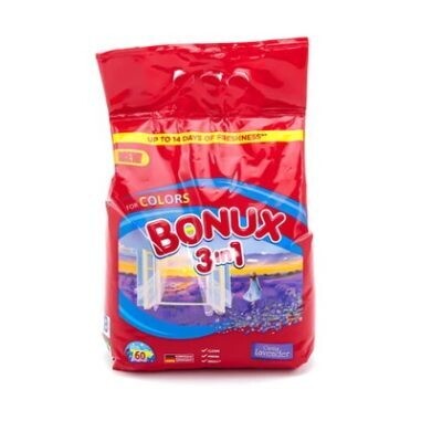 10 Lessive en poudre Bonux Lavande 60 Lavages