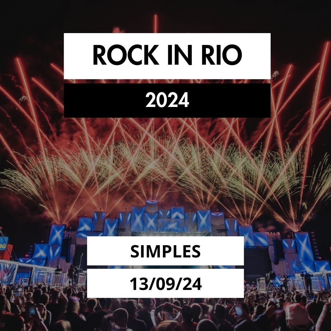 Rock in Rio 2024 - Itaúna Turismo - Pacote Bate e Volta
