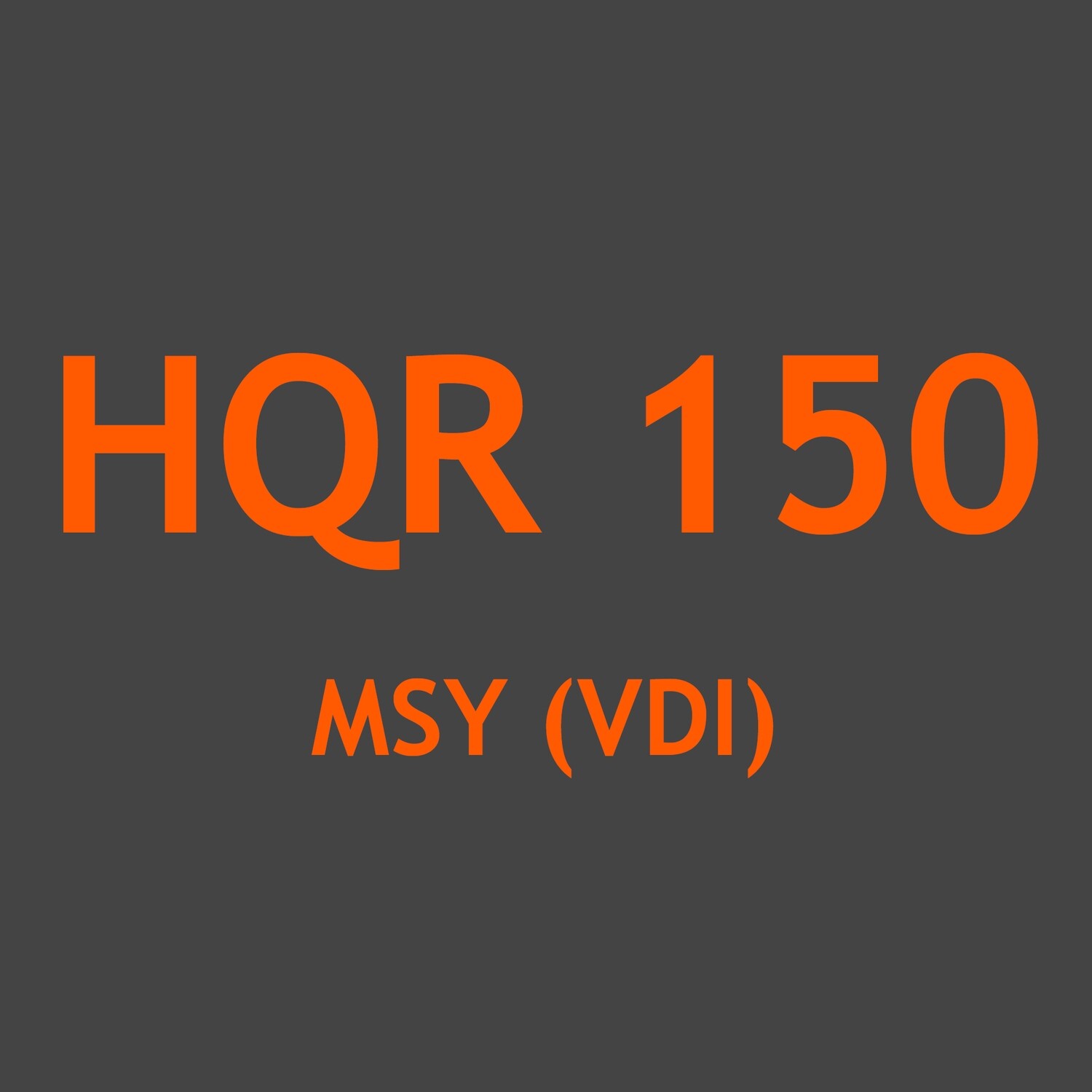 HQR 150 MSY (VDI) - Mazak Static Toolholders – Chevin Tools Online Store