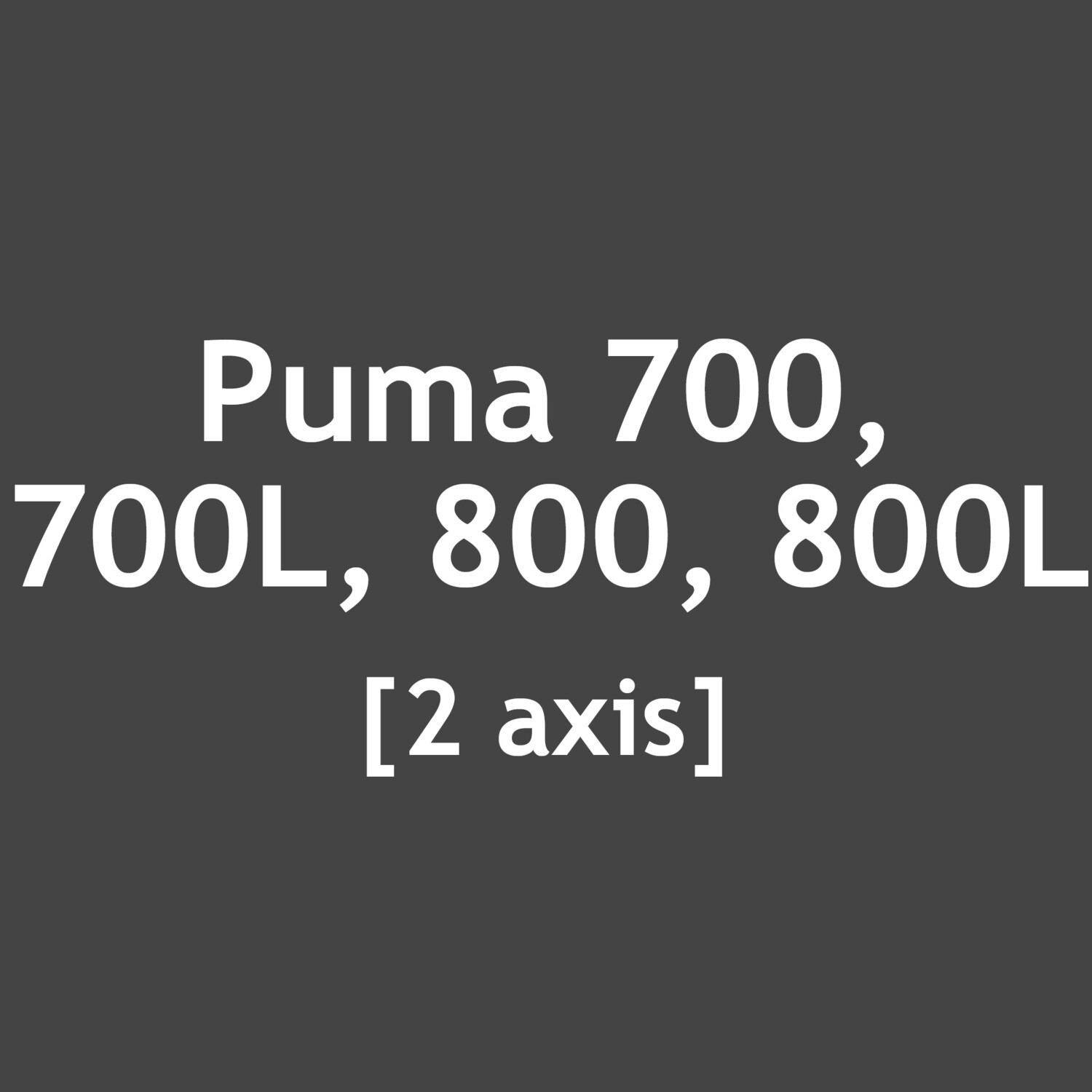 Puma 700, 700L, 800, 800L [2 axis] - Mazak Static Toolholders – Chevin ...