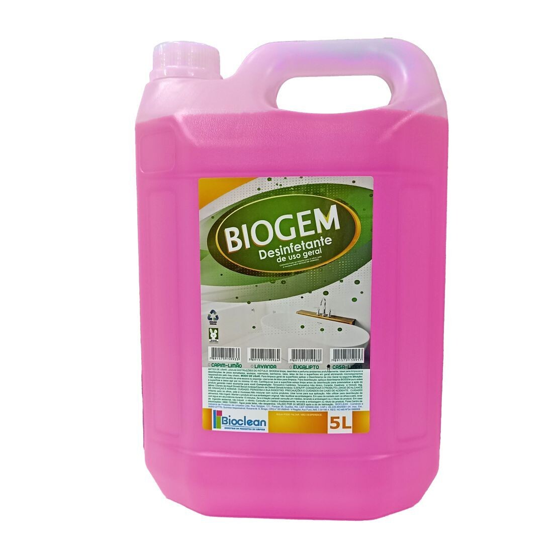DESINFETANTE BIOGEM CASA LIMPA 5L