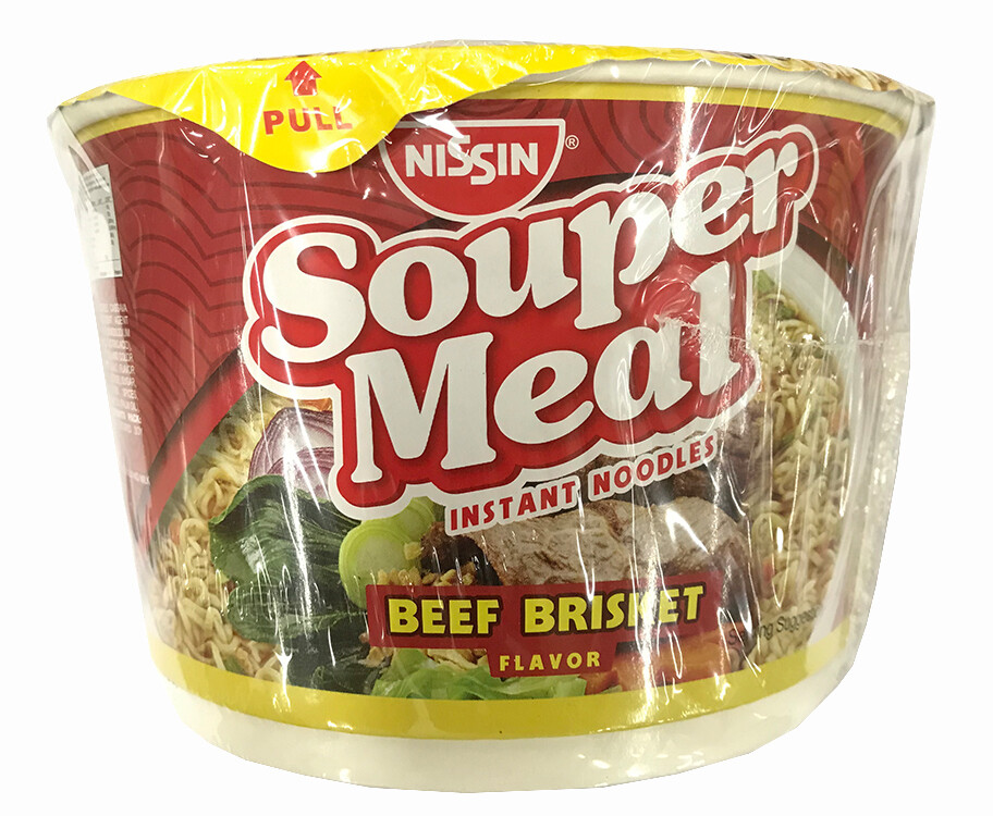 Nissin Souper Meal Instant Noodles Beef Brisket Flavor 90g