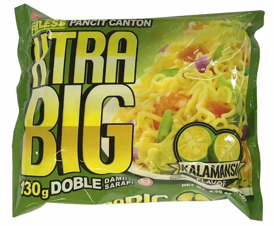 Payless Xtra Big Pancit Canton Kalamansi Flavor 4.59oz (130g)