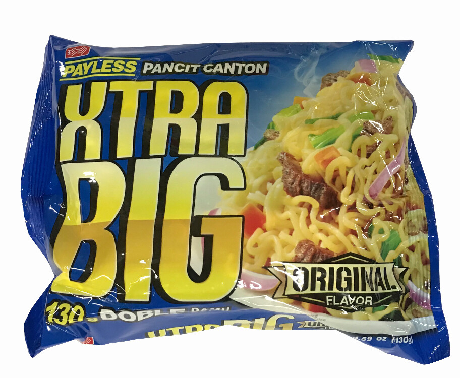 Payless Xtra Big Pancit Canton Original Flavor 4.59oz (130g)