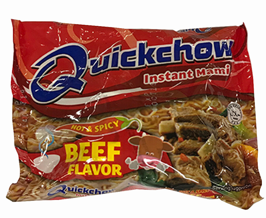 Quickchow Instant Mami Hot & Spicy Beef Flavor 55g