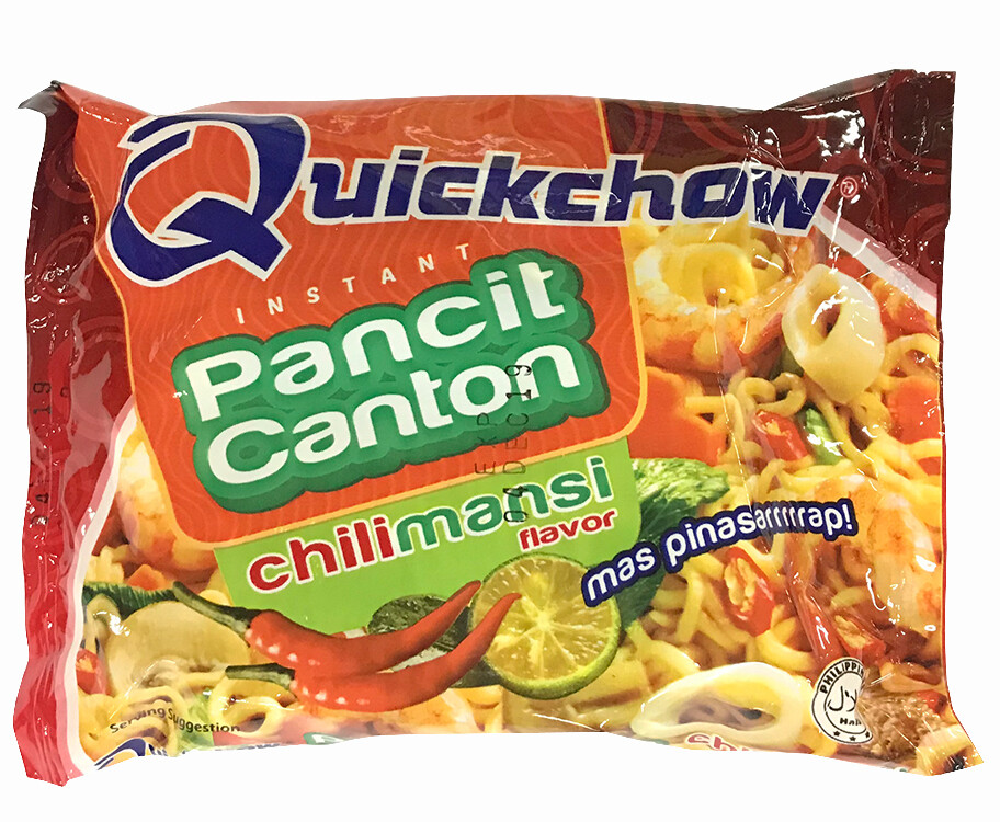 Quickchow Instant Pancit Canton Chilimansi Flavor 65g