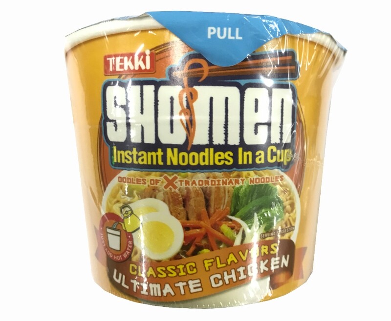 Tekki Shomen Instant Noodles in a Cup Classic Flavors Ultimate Chicken 40g