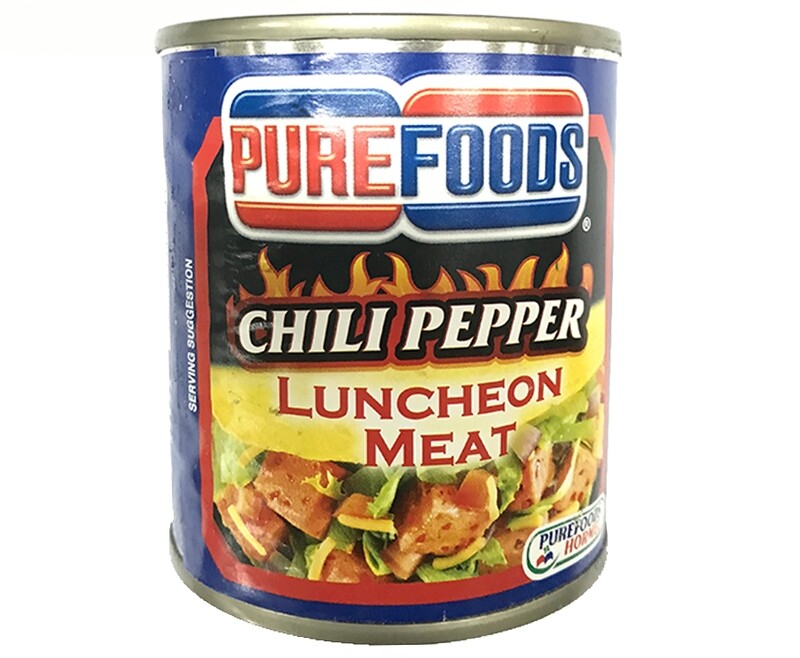 Pure Foods Chili Pepper Luncheon Meat 215g