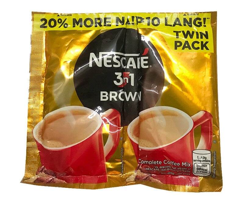 Nescafé 3-in-1 Brown Twin Pack (2 Packs x 24g)