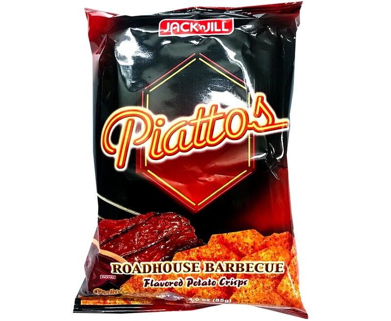 Jack 'n Jill Piattos Roadhouse Barbecue Flavored Potato Crisps 85g