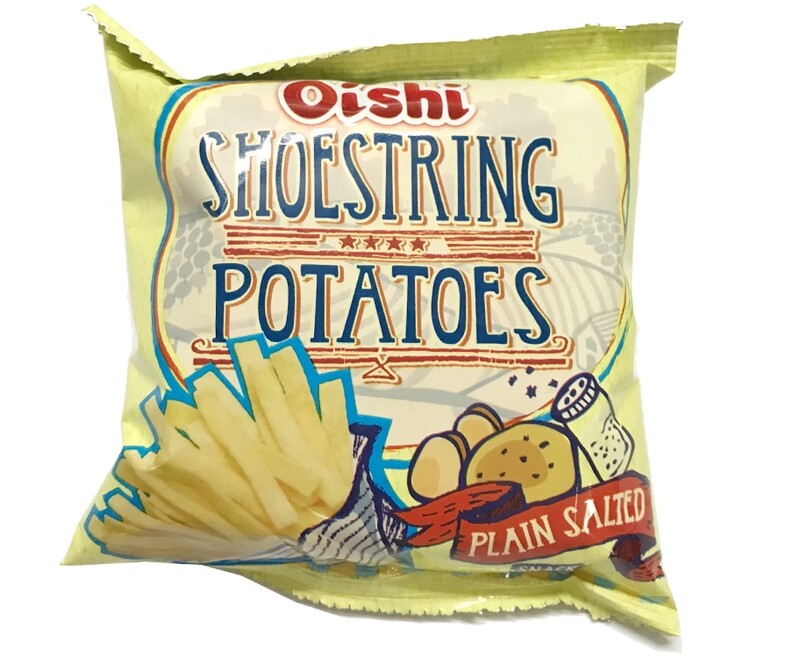 Oishi Shoestring Potatoes Plain Salted 20g