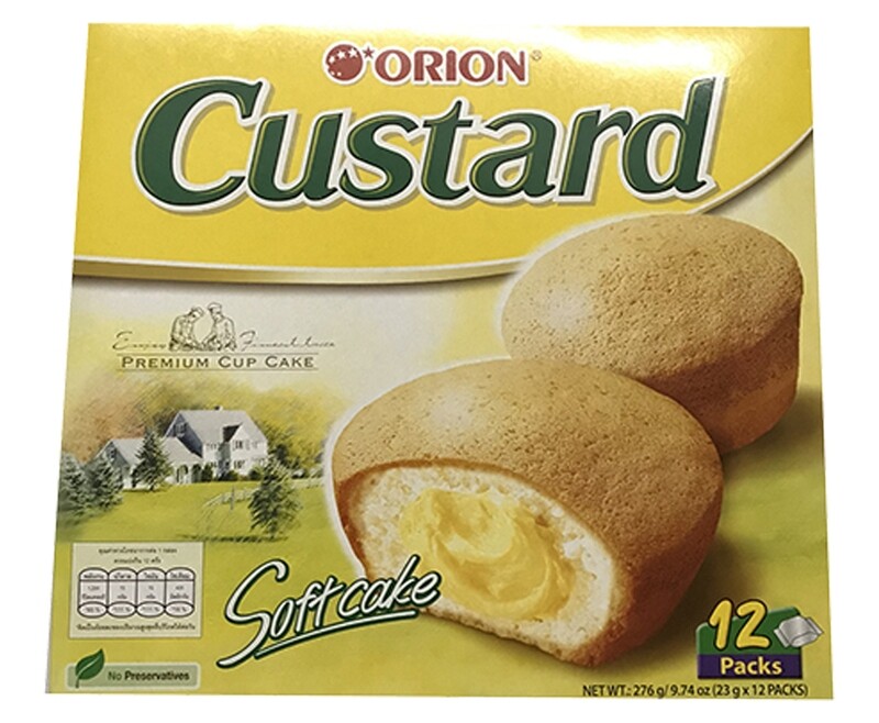 Orion Custard Softcake (12 Packs x 23g)