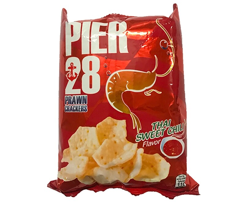 Pier 28 Prawn Crackers Thai Sweet Chili Flavor 23g