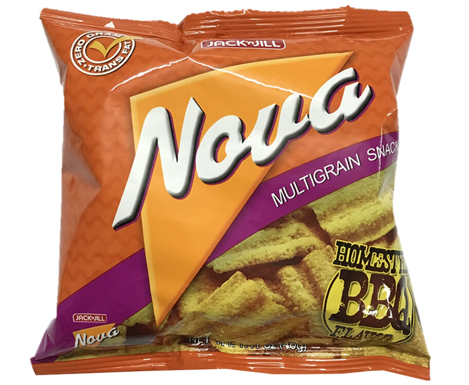 Jack 'n Jill Nova Multigrain Snack Homestyle BBQ Flavor 40g