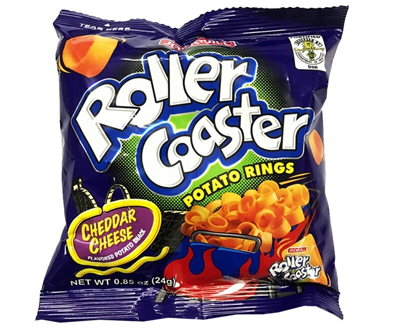 Jack 'n Jill Roller Coaster Potato Rings Cheddar Cheese Flavored Potato ...