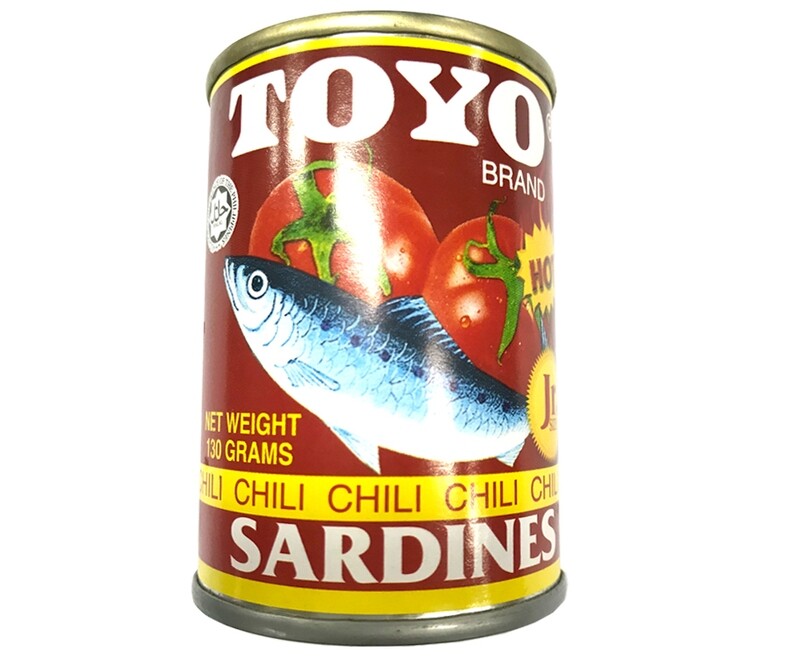 Toyo Brand Hot Chili Sardines Jr. Size 130g