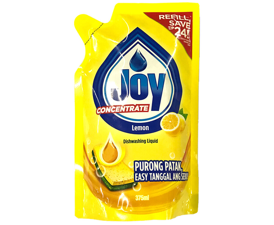 Joy Concentrate Lemon Dishwashing Liquid 375ml