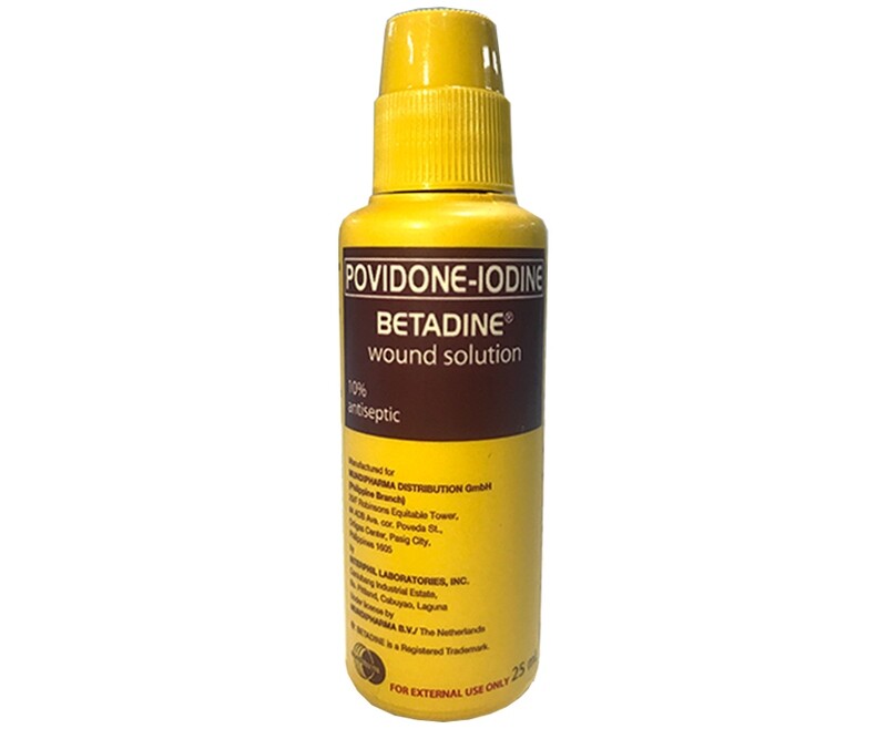 Povidone-Iodine Betadine Wound Solution 25mL