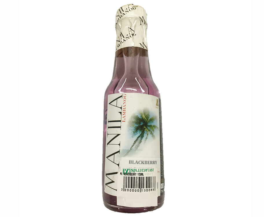 Manila Lambanog Premium Philippine Lambanog Blackberry 150mL