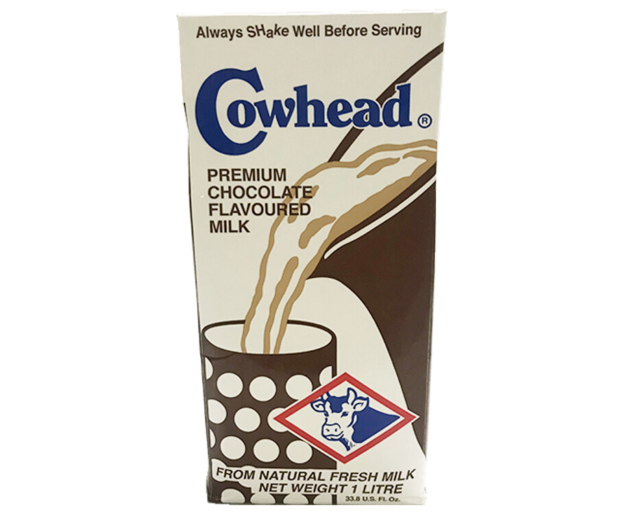 Cowhead Premium Chocolate Flavoured Milk 1L