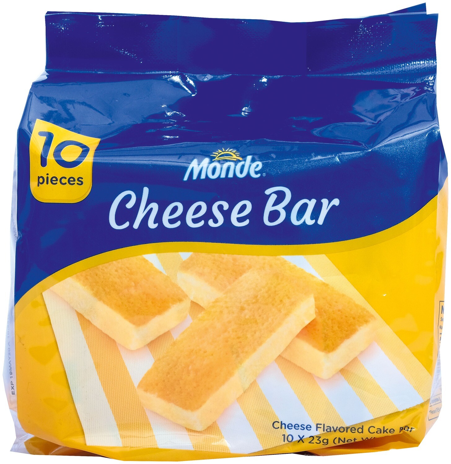 Monde Cheese Bar (10 Packs x 23g)