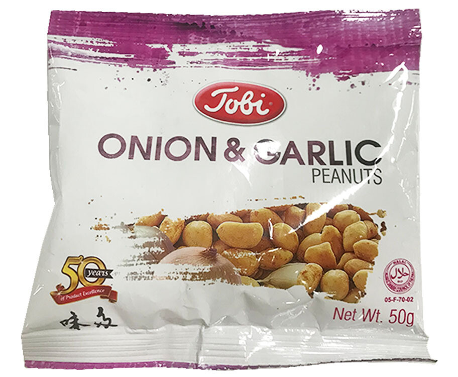 Tobi Onion & Garlic Peanuts 50g