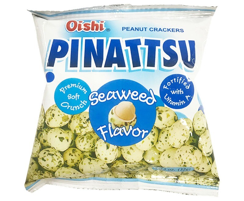 Oishi Pinattsu Peanut Crackers Seaweed Flavor 32g