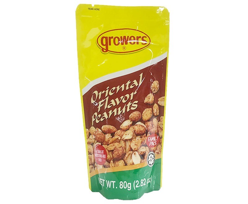 Growers Oriental Flavor Peanuts Family Pack 80g