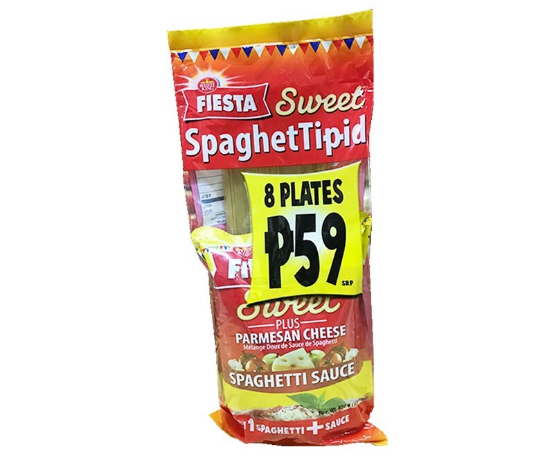 Fiesta Sweet SpaghetTipid 850g + Fiesta Sweet Plus Parmesan Cheese ...