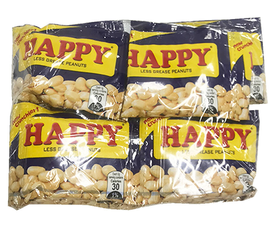 Happy Less Grease Peanuts (20 Packs x 5g)