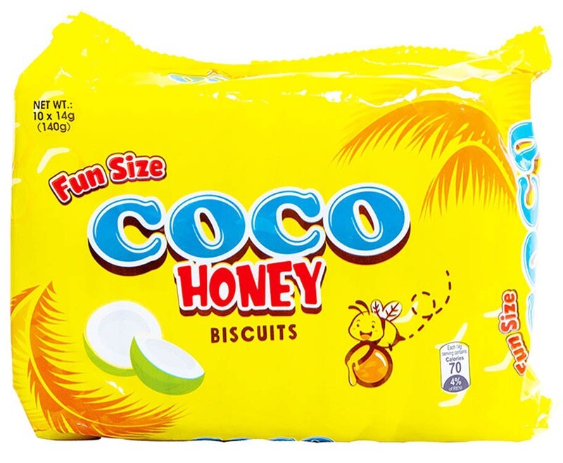 Coco Honey Biscuits Fun Size (10 Packs x 14g)