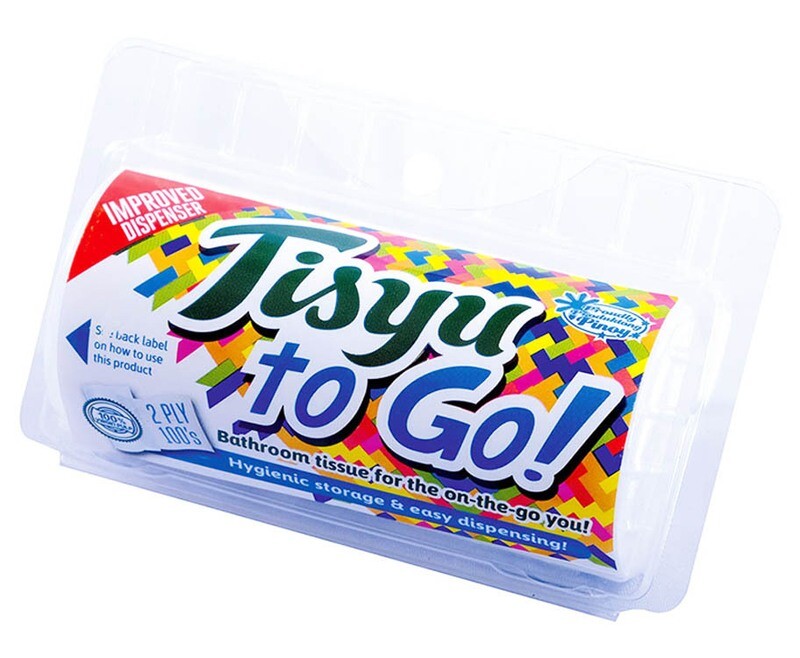 Tisyu To Go! Bathroom Tissue 2 Ply 100 Sheets