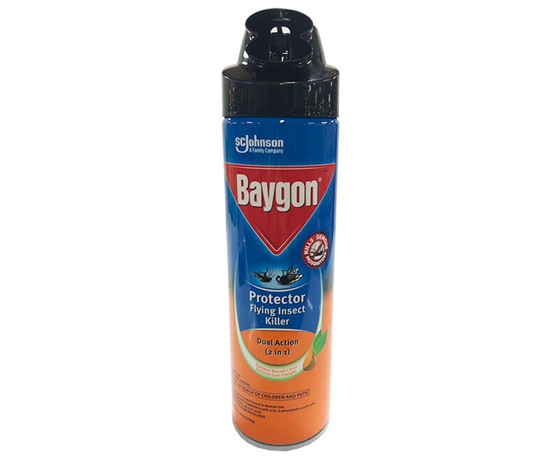 Baygon Protector Flying Insect Killer Dual Action (2-in-1) 500mL