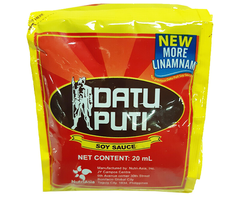 Datu Puti Soy Sauce (12 Packs x 20mL)