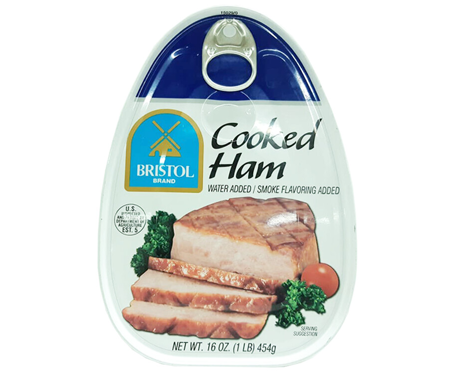 Bristol Brand Cooked Ham Water Added/ Smoke Flavoring Added 454g