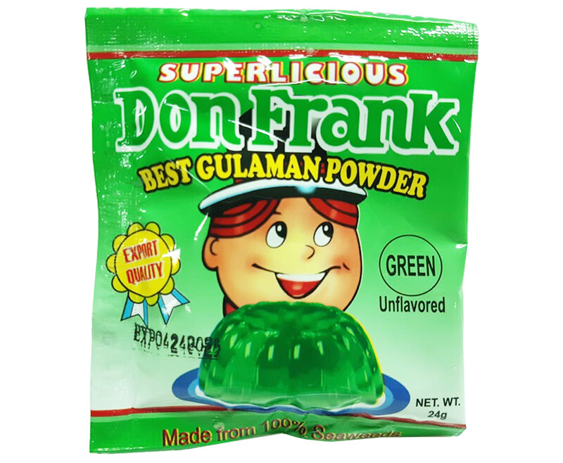 Superlicious Don Frank Best Gulaman Powder Green Unflavored 24g