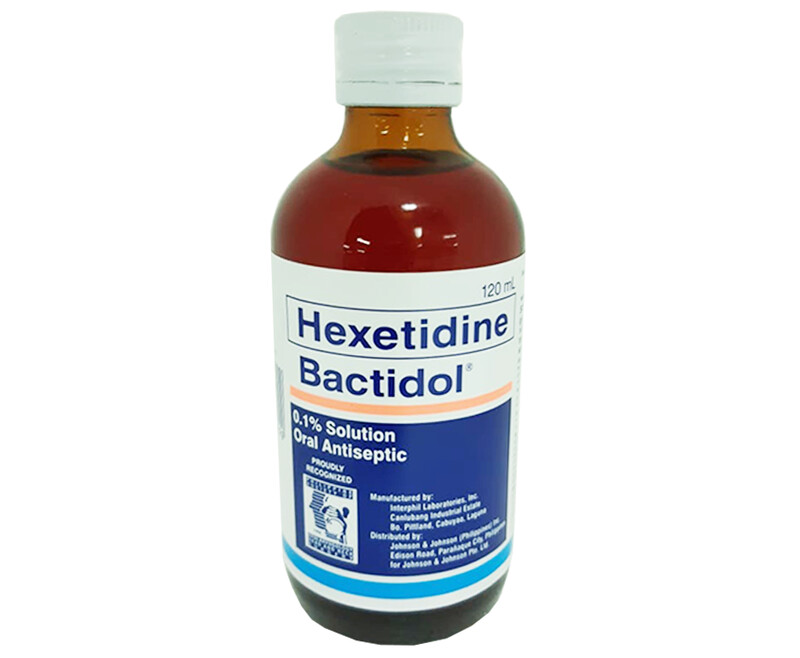 Hexetide Bactidol Oral Antiseptic 120mL