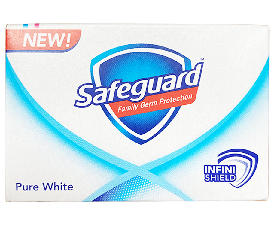 Safeguard Family Germ Protection Pure White 85g